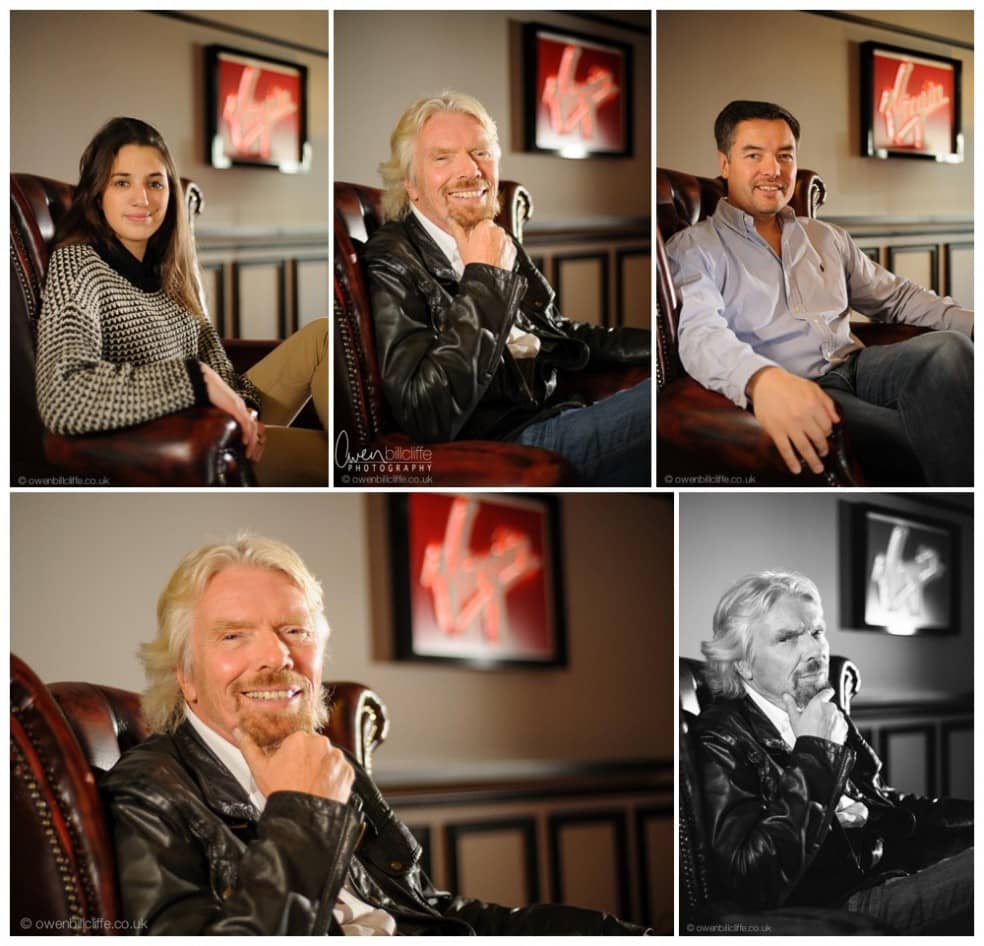 A portrait of Sir Richard Branson • owen billcliffe photography